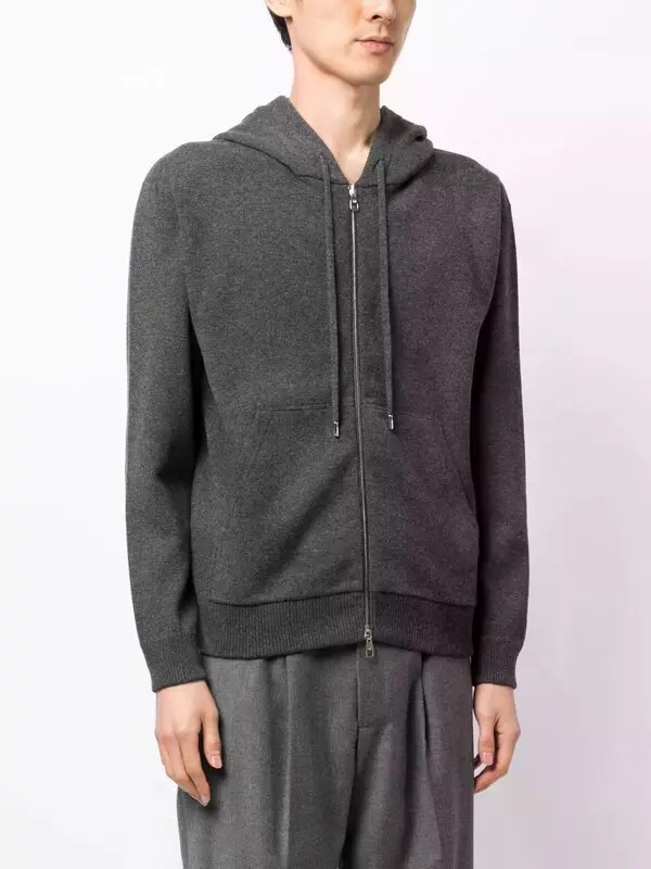 Dunhill Long-sleeve Zip-up Hoodie