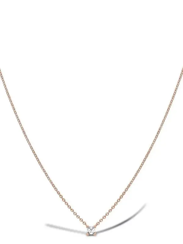 PRAGNELL 18kt Rose Gold Diamond Solitaire Necklace