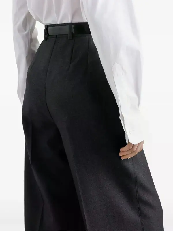 Dolce & Gabbana Virgin Wool Palazzo Trousers