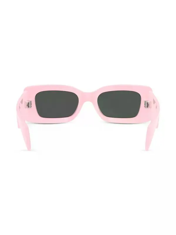 Versace Medusa Plaque Rectangle Sunglasses