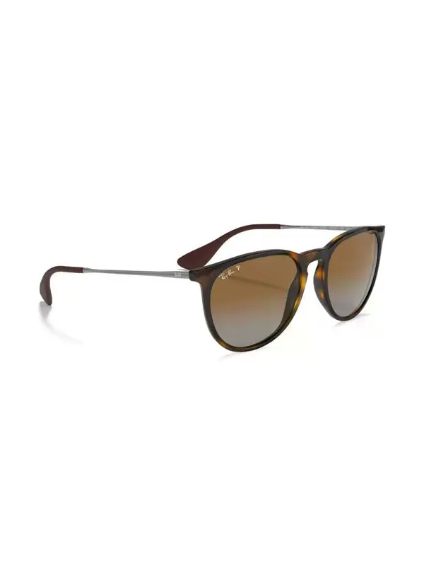 Ray-ban Erika Tortoiseshell Round Frame Sunglasses - Brown