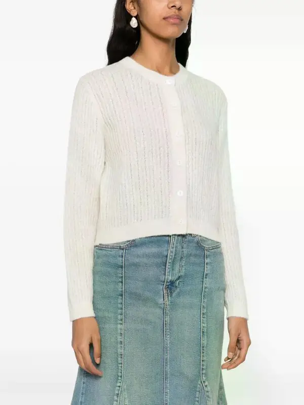 A.p.c. Milo Cable-knit Cardigan