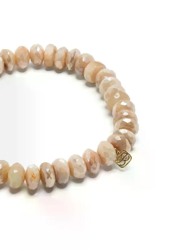 SYDNEY EVAN 14kt Yellow Gold Evil Eye Beaded Bracelet