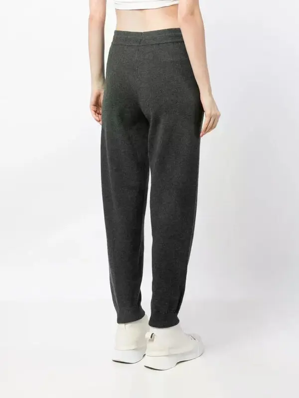 MARANT ETOILE Knitted Drawstring Trousers - Grey