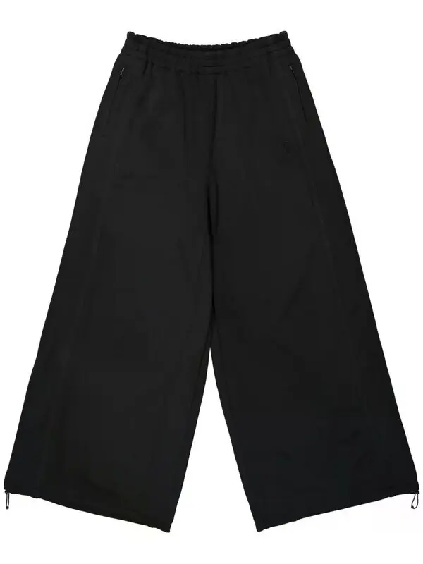 Vetements Wide-leg Track Pants With Side Stripe Detailing - Black