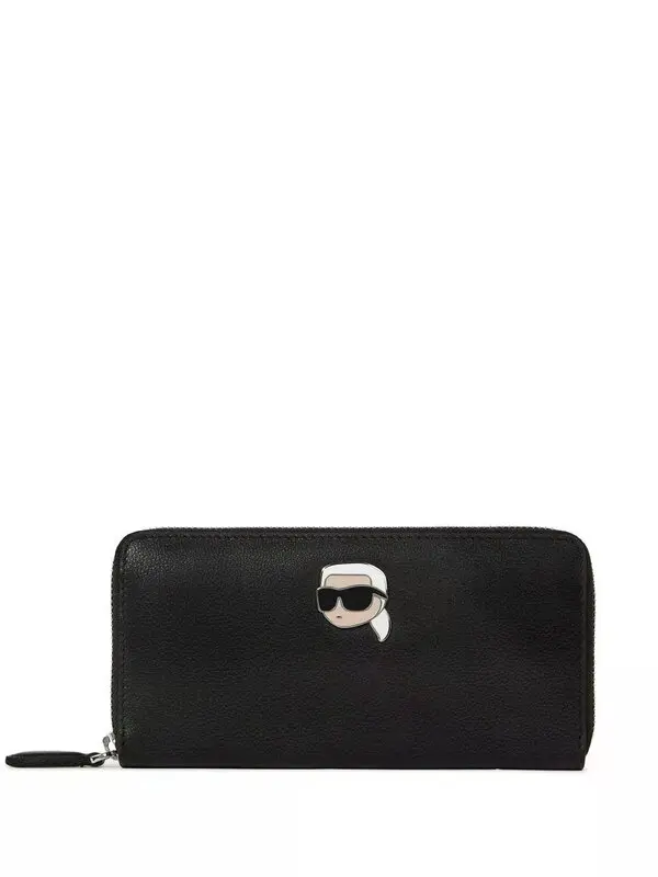 Karl Lagerfeld Ikon Continental Wallet - Black