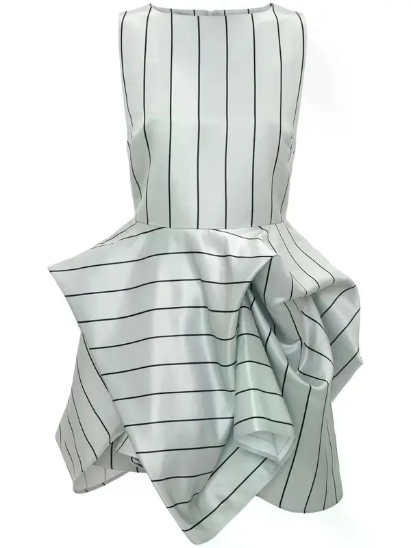 JW Anderson Sleeveless Peplum Minidress - Grey