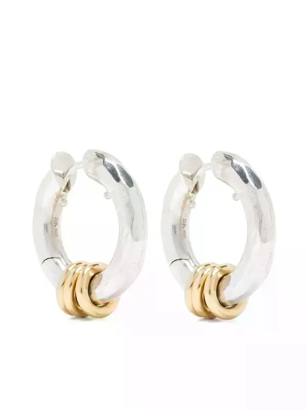 SPINELLI KILCOLLIN 18k Yellow Gold And Sterling Ursa Minor Sg Earrings - Silver