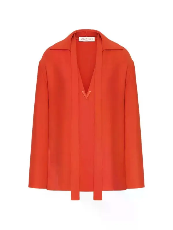 Valentino Garavani Cady Couture Top - Orange