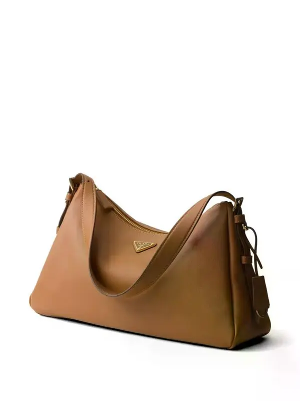 Prada Large Aimée Shoulder Bag - Brown