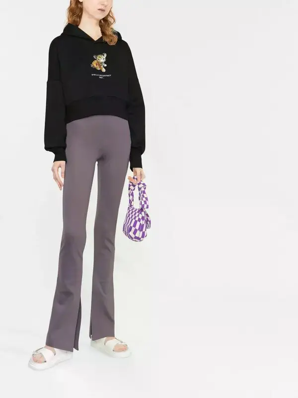 Stella McCartney Tiger Print Cropped Hoodie