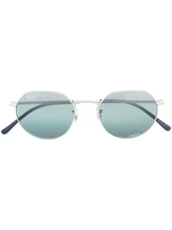 Ray-ban Octagonal Tinted Sunglasses - Silver