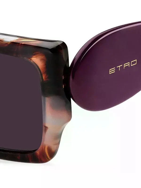 Etro Tortoiseshell Square-frame Sunglasses