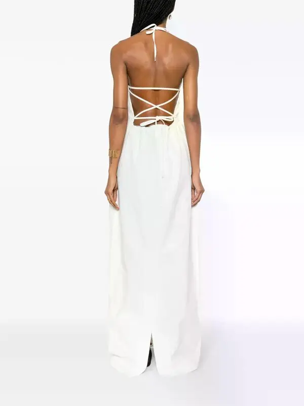 Max Mara Europa Canvas Maxi Dress