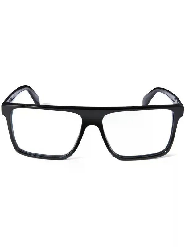 Off-White Style 36 Rectangle-frame Glasses - Black