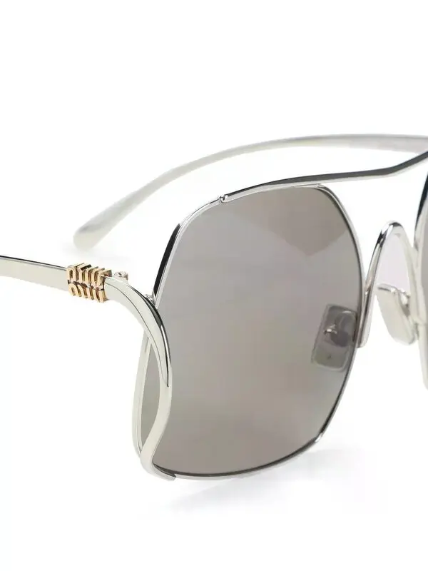 Miu Miu Logo-lettering Sunglasses