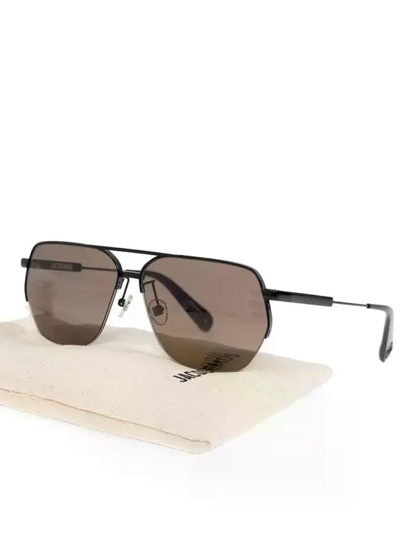 Jacquemus Aviator Sunglasses - Black