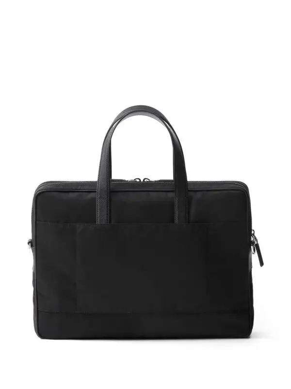 Prada Logo Plaque Briefcase