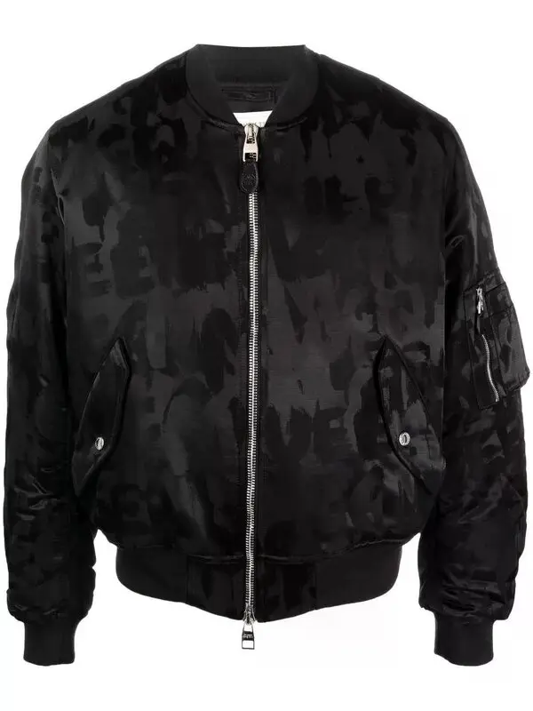Alexander McQueen Logo-print Bomber Jacket