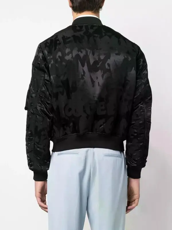 Alexander McQueen Logo-print Bomber Jacket