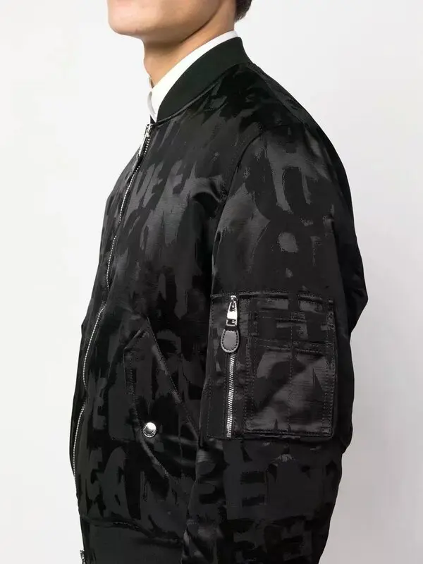 Alexander McQueen Logo-print Bomber Jacket