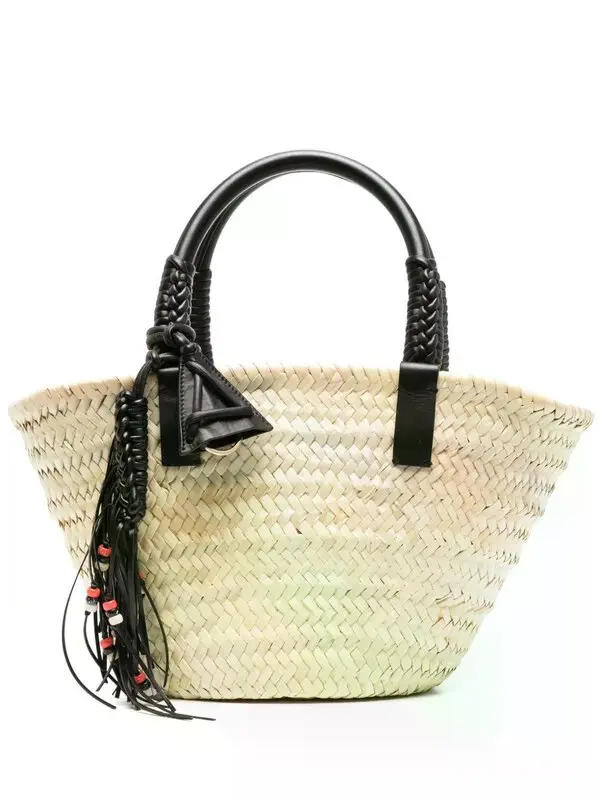 Alanui Icon Palm Leaf Tote Bag - Neutrals