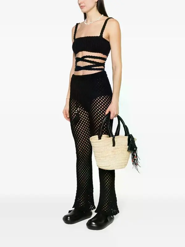 Alanui Icon Palm Leaf Tote Bag