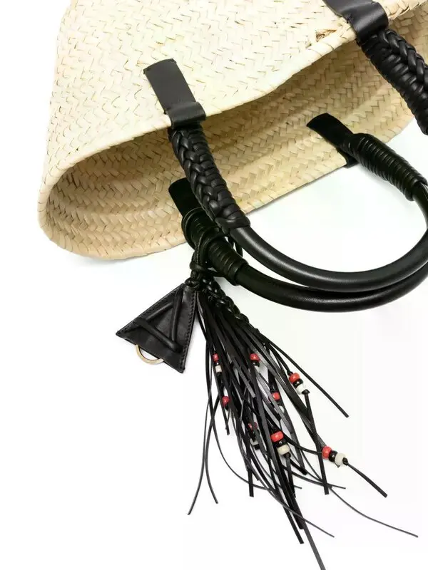 Alanui Icon Palm Leaf Tote Bag