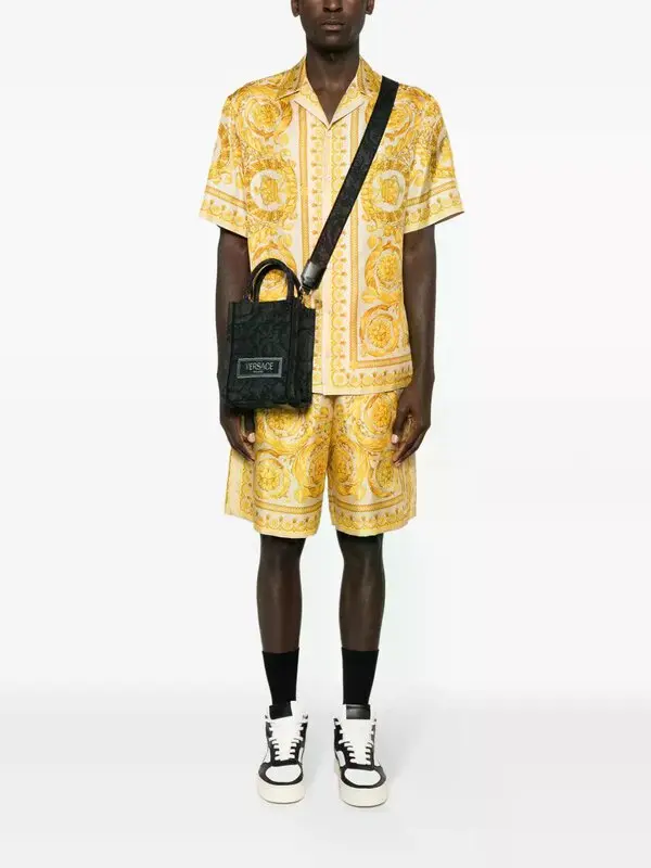 Versace Mini Barocco Athena Jacquard Tote Bag