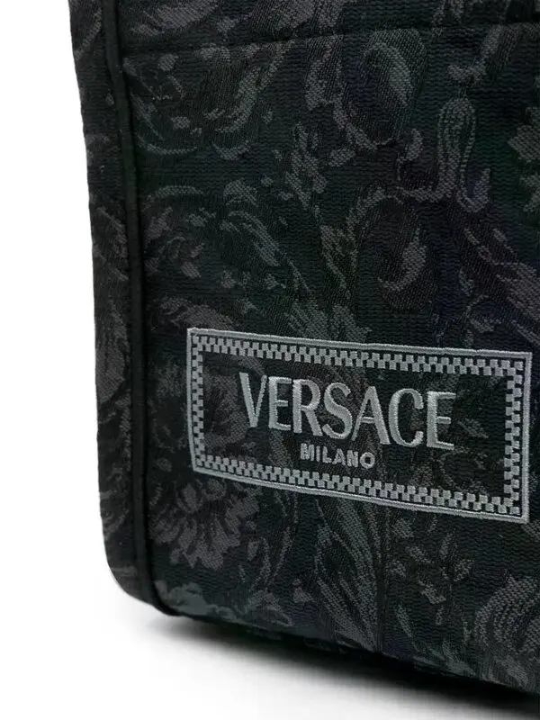Versace Mini Barocco Athena Jacquard Tote Bag