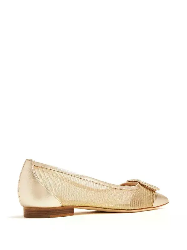 MALONE SOULIERS Lina Ballerina Flats - Gold