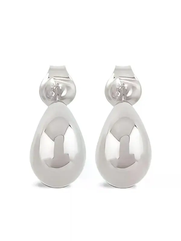 DINNY HALL Mini Scoop Earrings - Silver