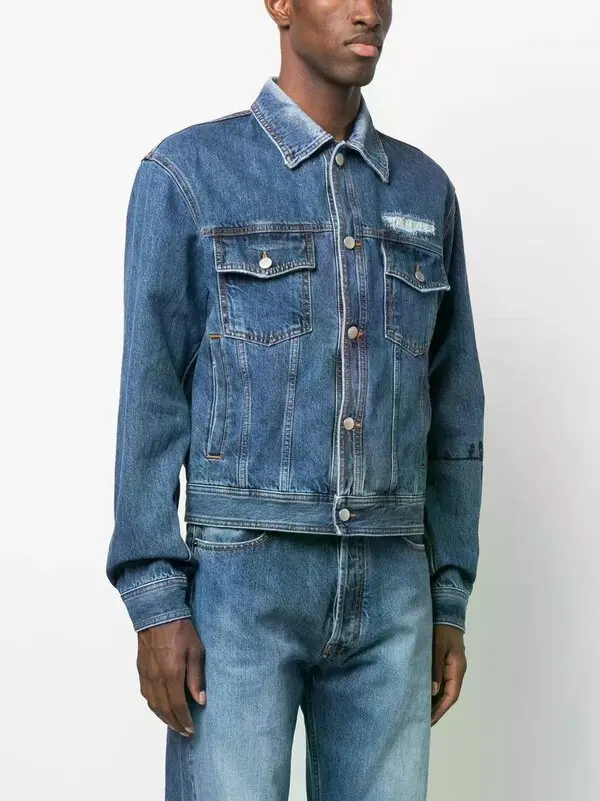 Nick Fouquet Embroidered Detail Denim Jacket