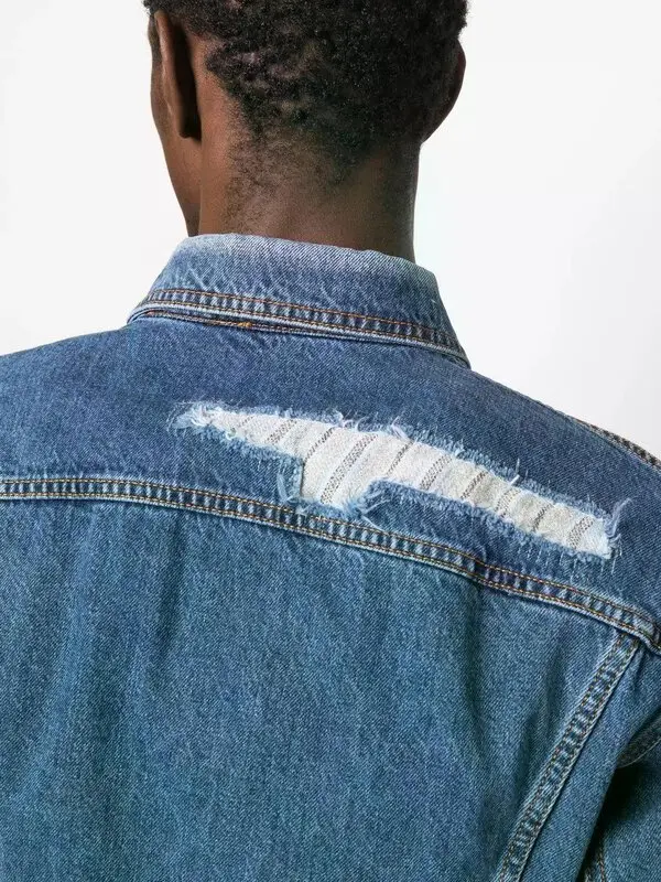 Nick Fouquet Embroidered Detail Denim Jacket
