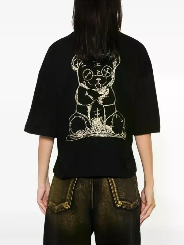 BARROW Logo-embroidered T-shirt - Black