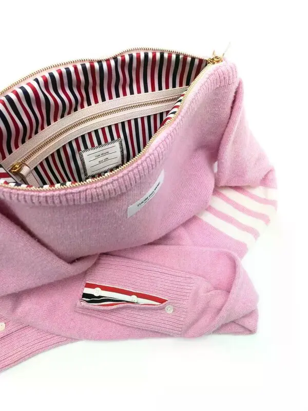 Thom Browne Merino Wool Crewneck Sweater Bag