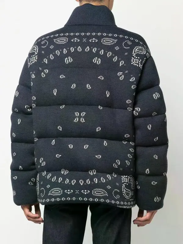 Alanui Printed Padded Jacket - Blue