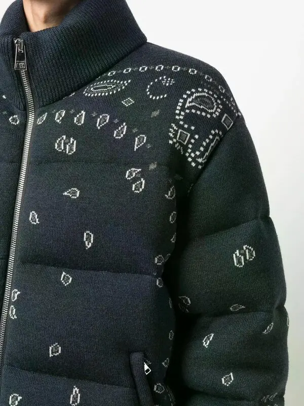 Alanui Printed Padded Jacket - Blue