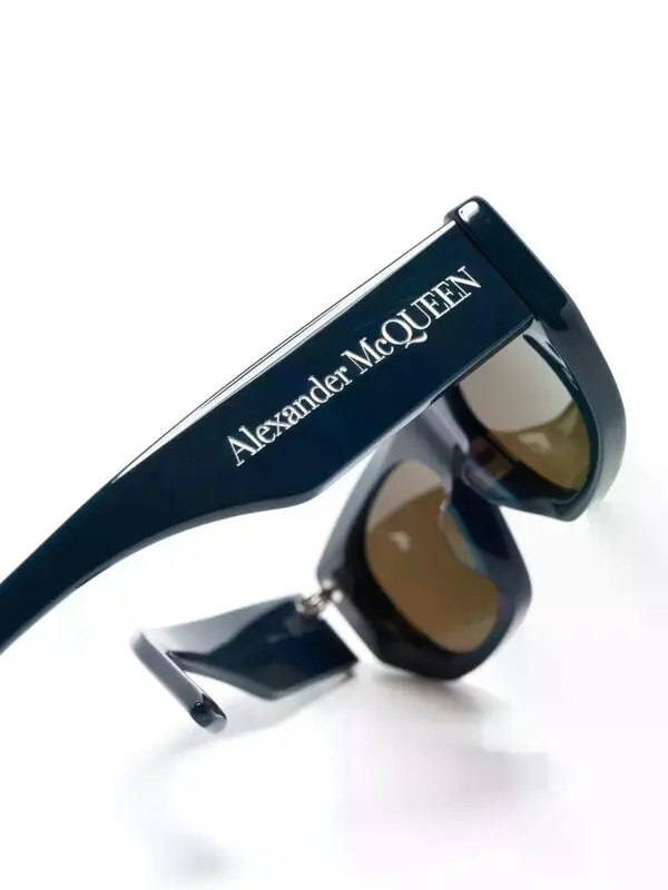 Alexander McQueen Geometric Frame Sunglasses