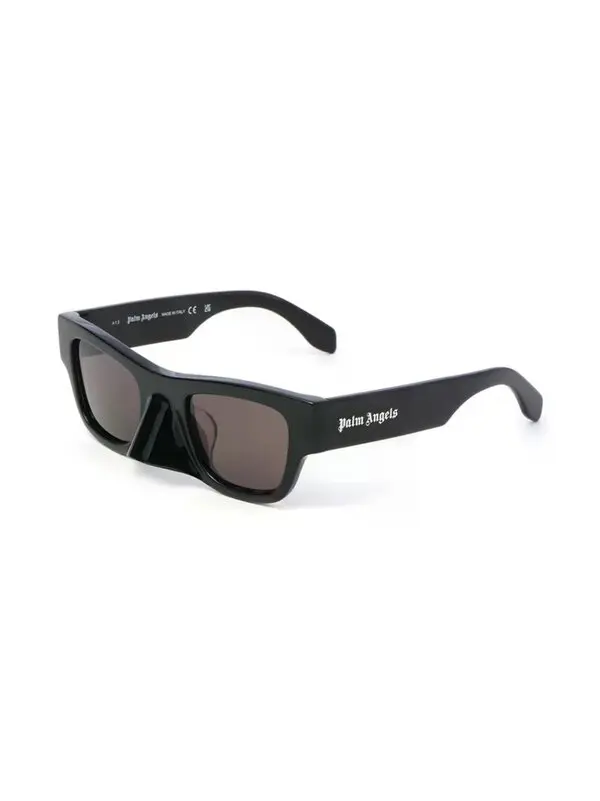 Palm Angels Myrtle Square Frame Sunglasses - Black