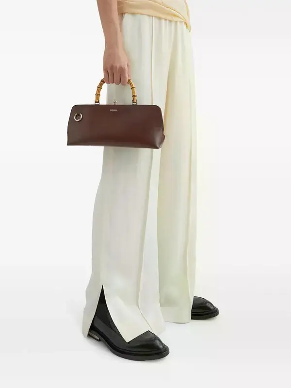 JIL SANDER Small Goji Shoulder Bag - Brown