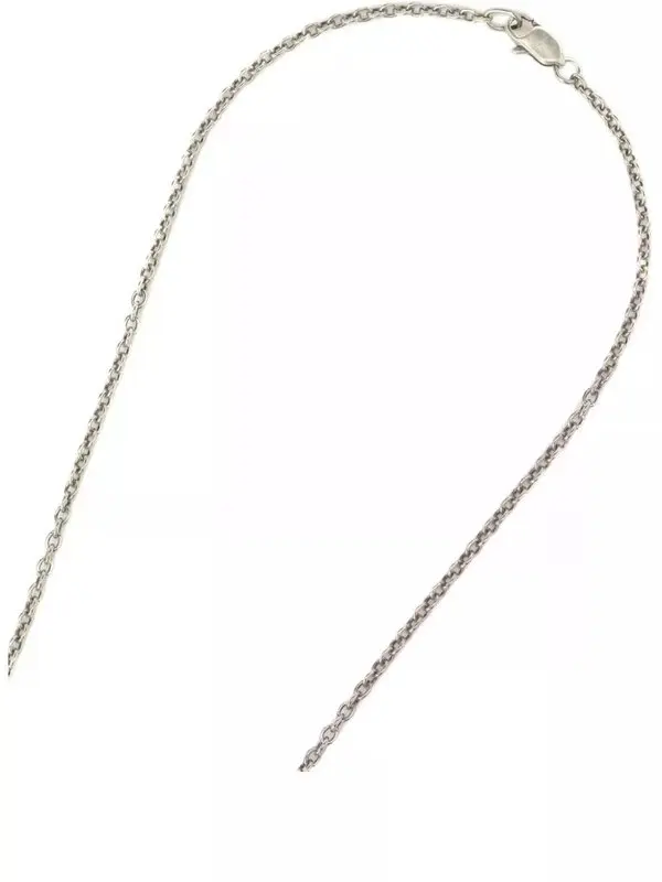 Yohji Yamamoto Tone Logo Pendant Necklace