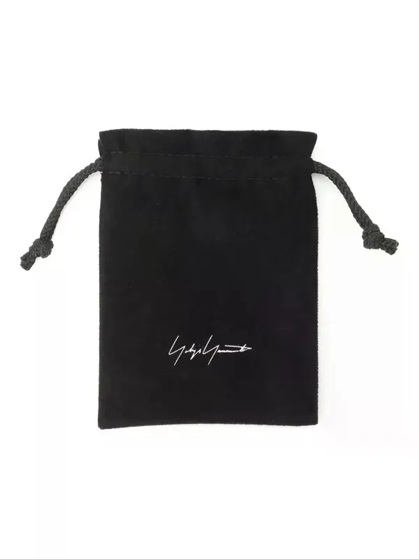 Yohji Yamamoto Tone Logo Pendant Necklace