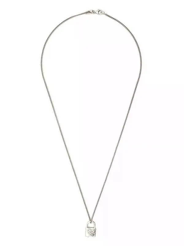 Emanuele Bicocchi Small Arabesque Padlock Necklace