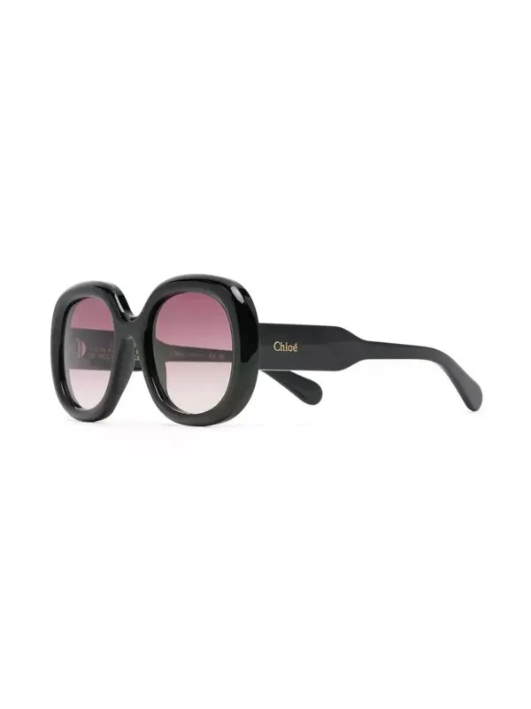 Chloé Square Frame Sunglasses - Black
