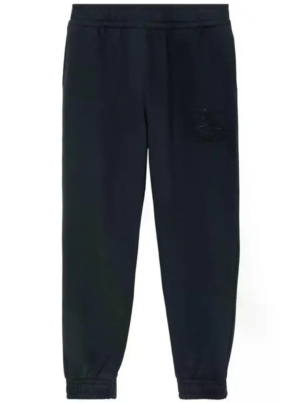 Burberry Ekd-embroidered Cotton Track Pants
