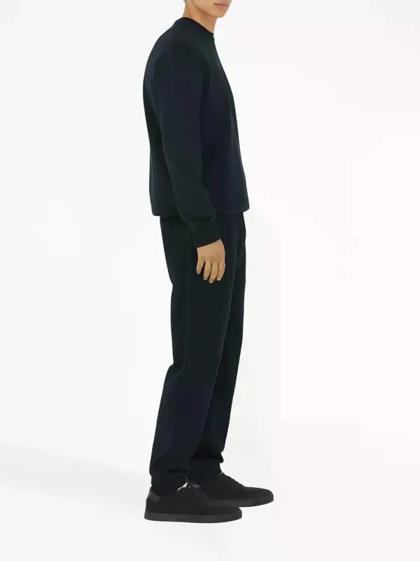 Burberry Ekd-embroidered Cotton Track Pants