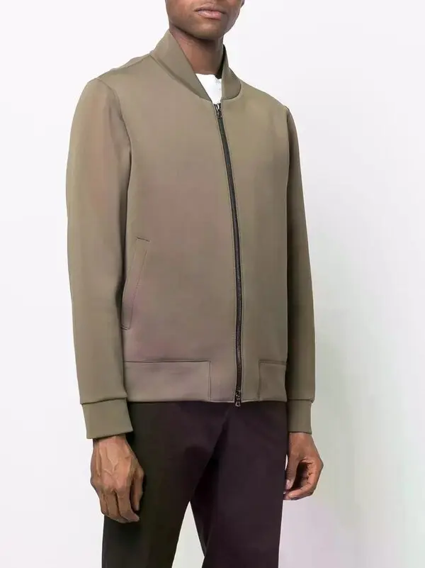 Harris Wharf London Zip-up Bomber Jacket