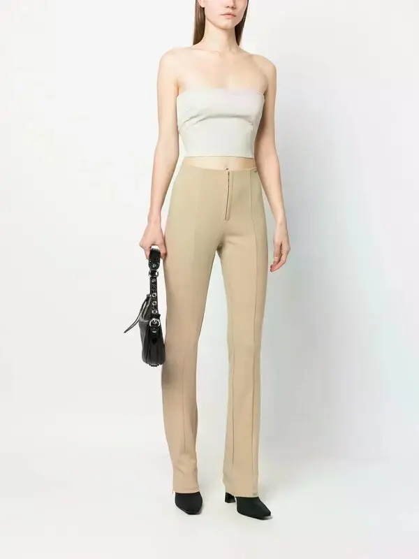 Calvin Klein High-waisted Slim-cut Trousers