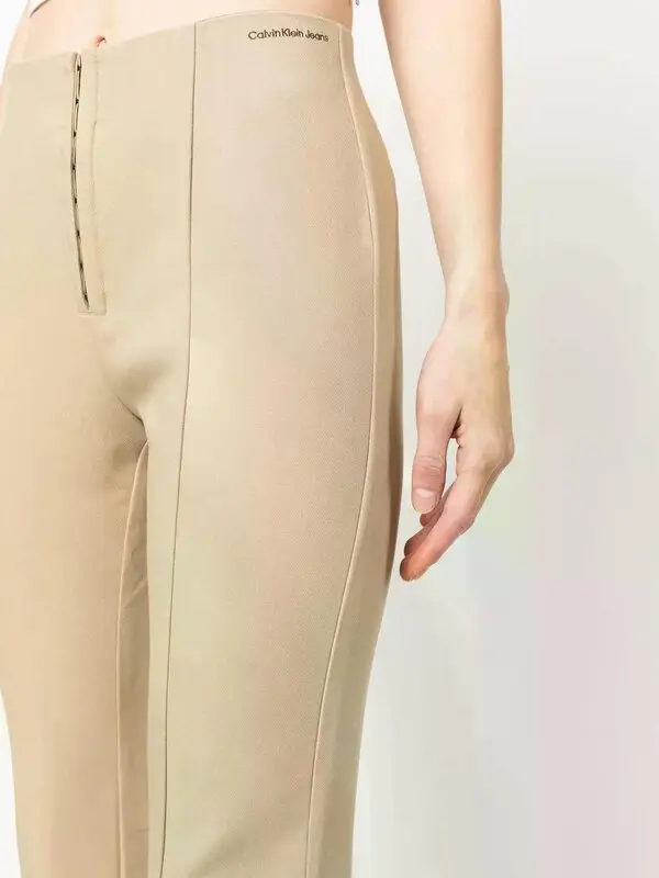 Calvin Klein High-waisted Slim-cut Trousers